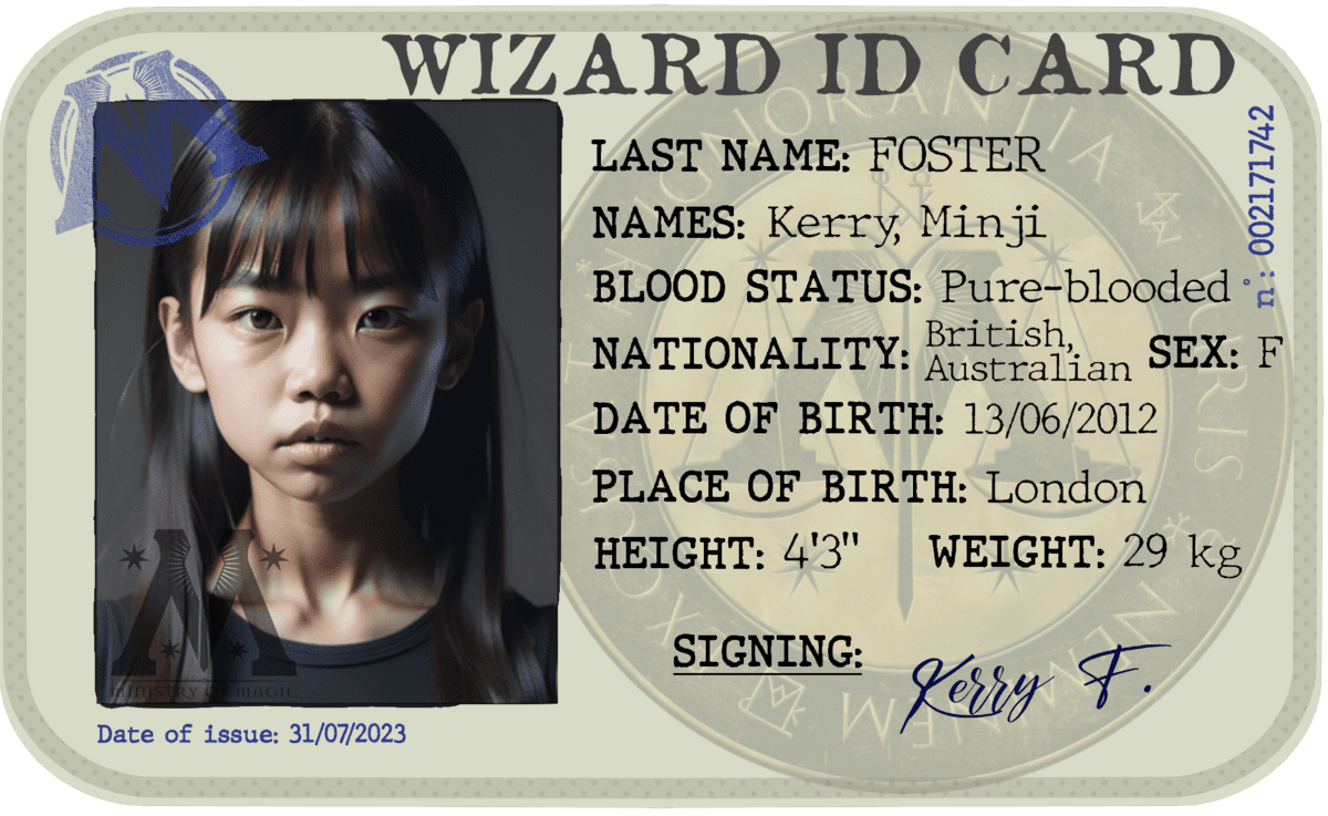 Kerry Foster - 1st year - Ravenclaw - Characters - Hogwarts.io
